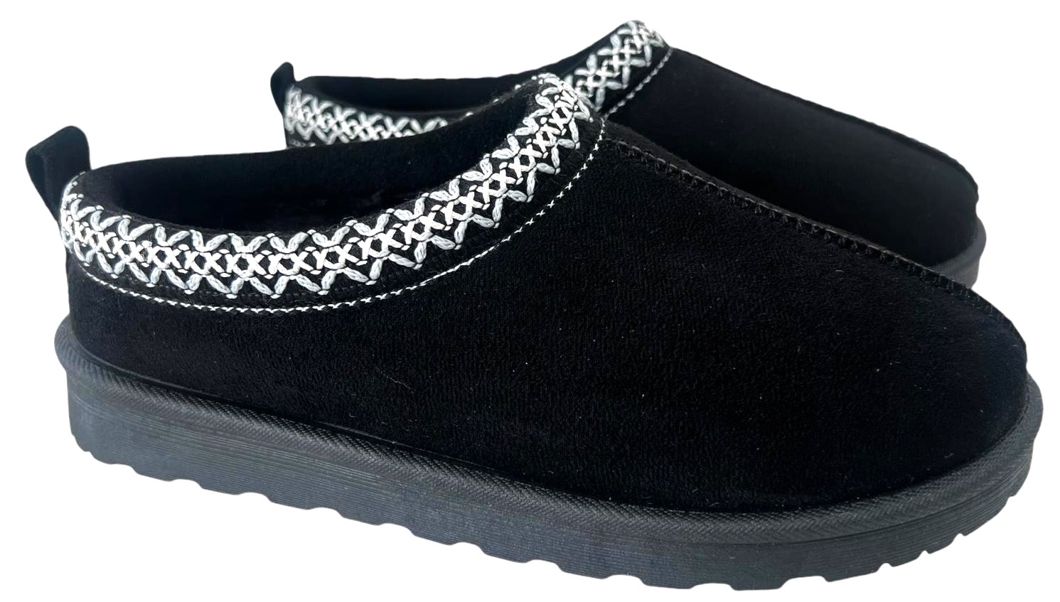LADIES WOMENS WARM FAUX FUR LINED IN OUT DOOR SLIPPERS SHOES SLIPPERS ...