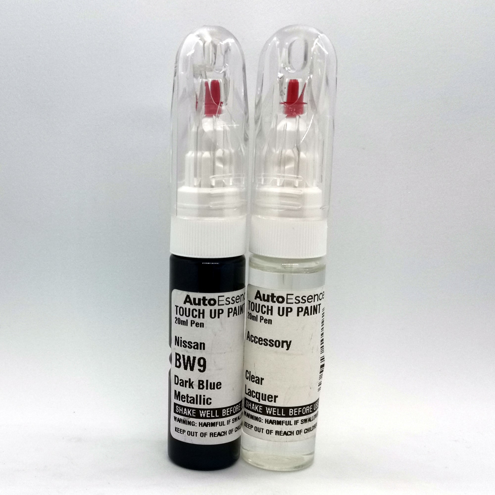 PAINT TOUCH UP PEN FOR NISSAN BW9 DARK BLUE METALLIC 20ML REPAIR ...