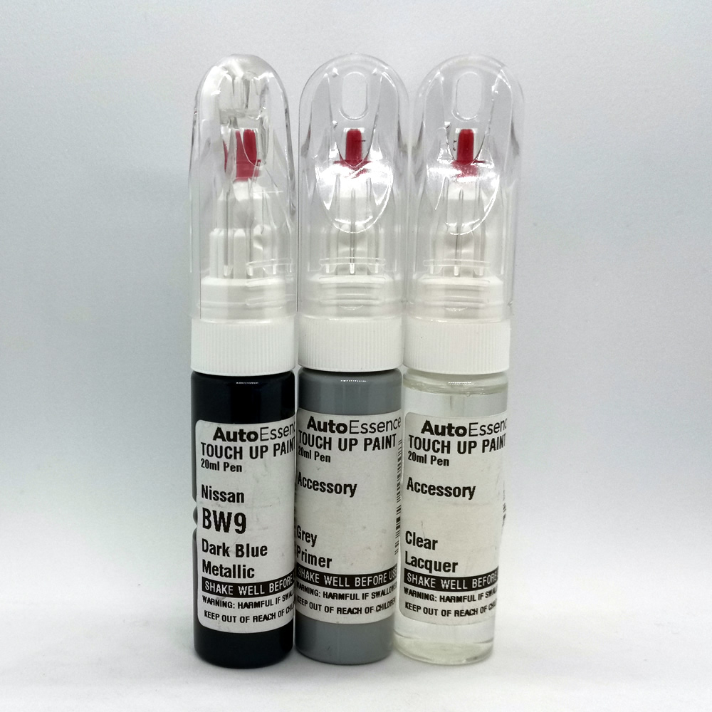 PAINT TOUCH UP PEN FOR NISSAN BW9 DARK BLUE METALLIC 20ML REPAIR ...