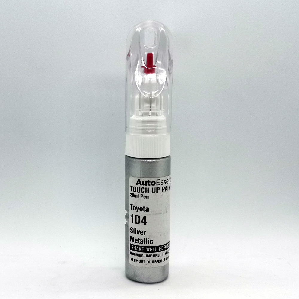TOUCH UP PEN FOR TOYOTA 1D4 SILVER METALLIC PAINT 20ML PAINT BOTTLE PEN ...