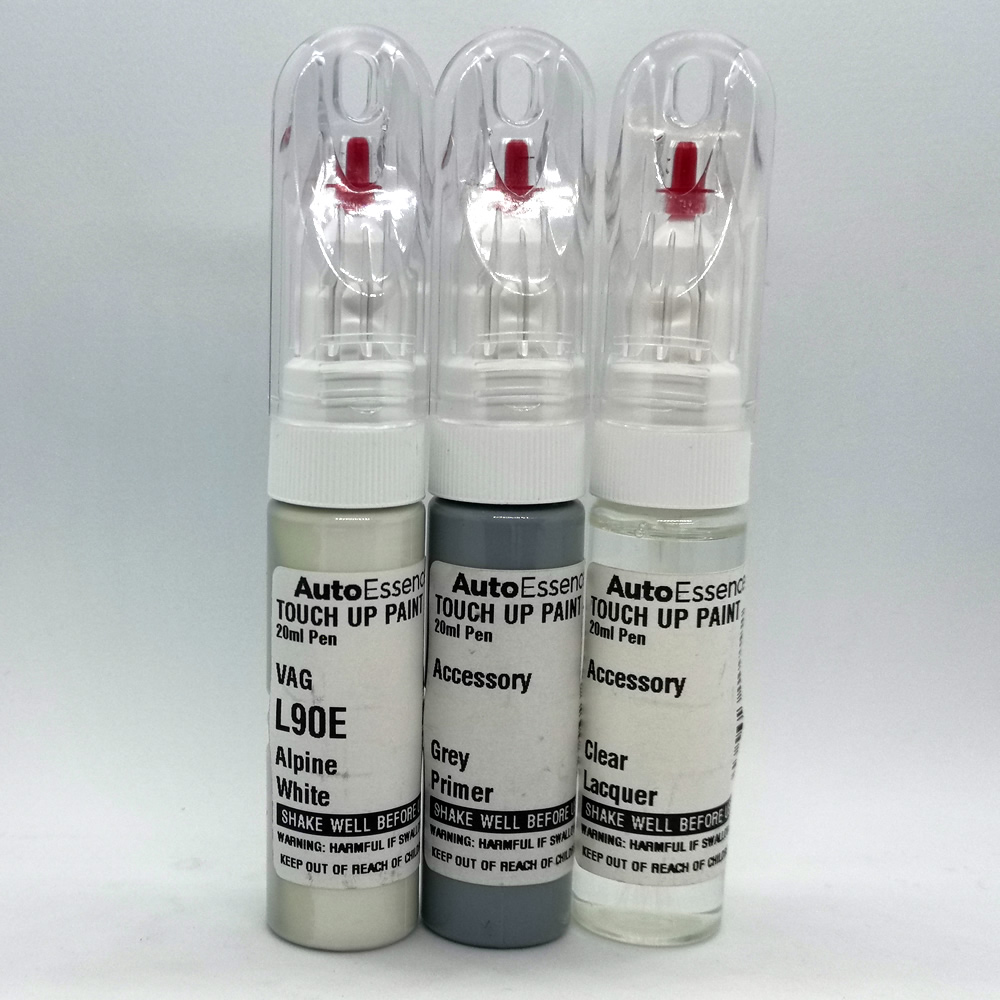 TOUCH UP PEN FOR VW L90E ALPINE WHITE PAINT 20ML PAINT BOTTLE PEN | eBay UK