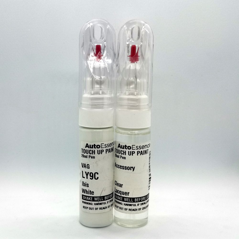 IBIS WHITE AUDI LY9C PAINT TOUCH UP PEN RS3 RS4 RS5 TTRS A1 A3 A4 A5 A6 ...