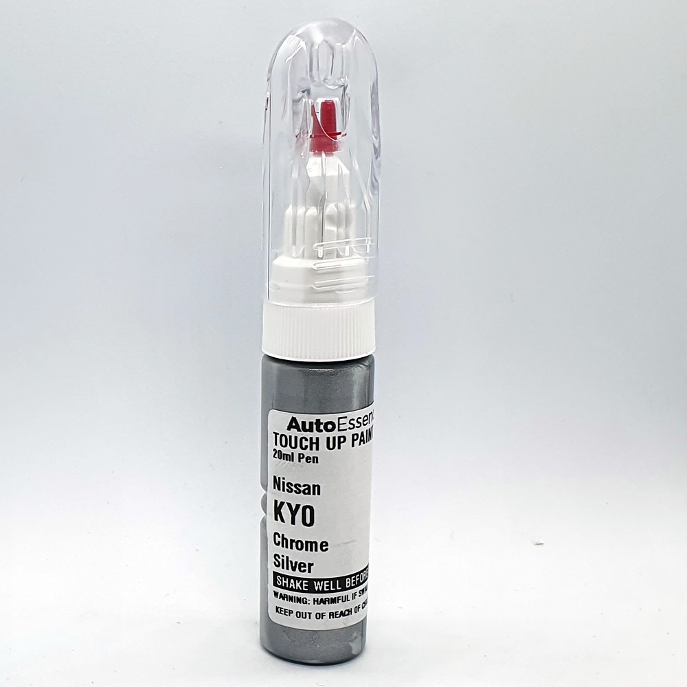TOUCH UP PEN FOR NISSAN CHROME SILVER KY0 PAINT SCRATCH GTR QASHQAI ...