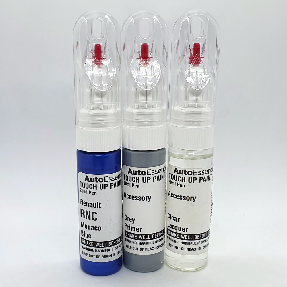 PAINT TOUCH UP PEN FOR RENAULT RNC MONACO BLUE 20ML REPAIR SCRATCH ...