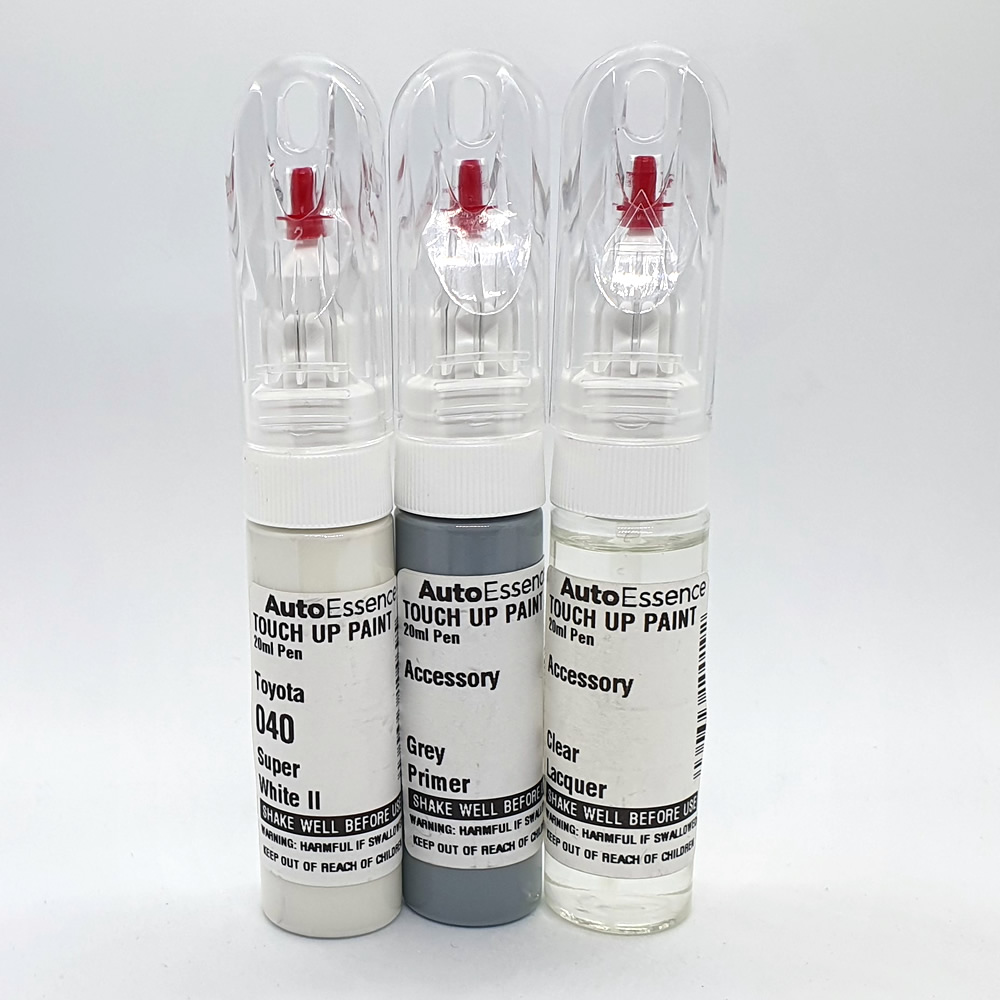TOYOTA SUPER WHITE 2 040 PAINT TOUCH UP PEN SCRATCH CHIP BRUSH SCRATCH ...
