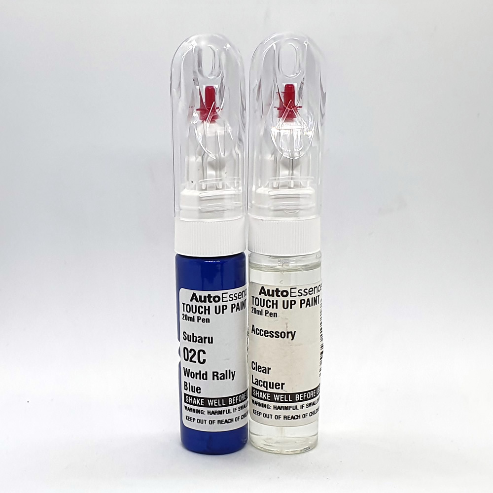 SUBARU WORLD RALLY BLUE 02C PAINT TOUCH UP PEN IMPREZA STI WRX FORESTER ...
