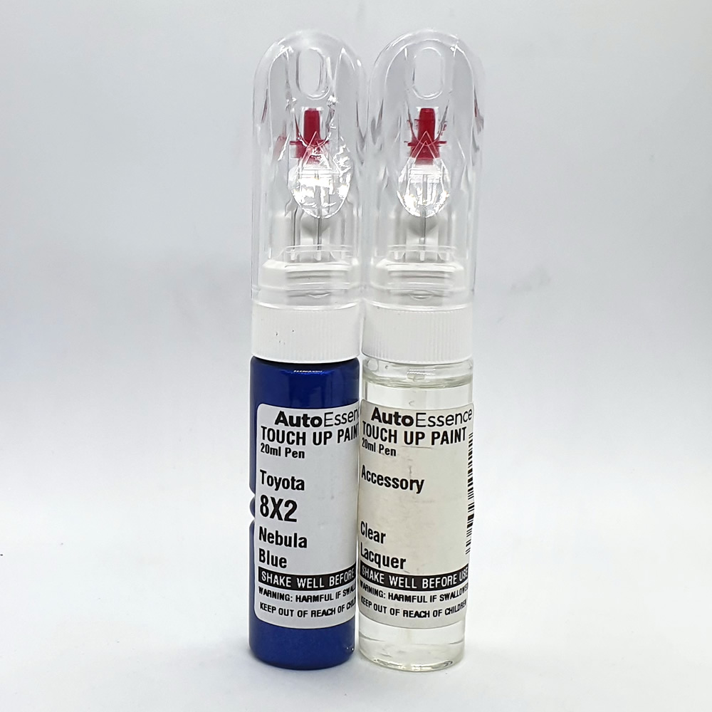 TOYOTA NEBULA BLUE 8X2 PAINT TOUCH UP PEN SCRATCH CHIP BRUSH SCRATCH ...