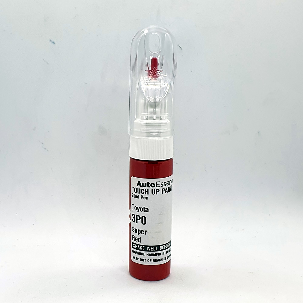 TOYOTA SUPER RED 3P0 PAINT TOUCH UP PEN SCRATCH CHIP BRUSH SCRATCH ...