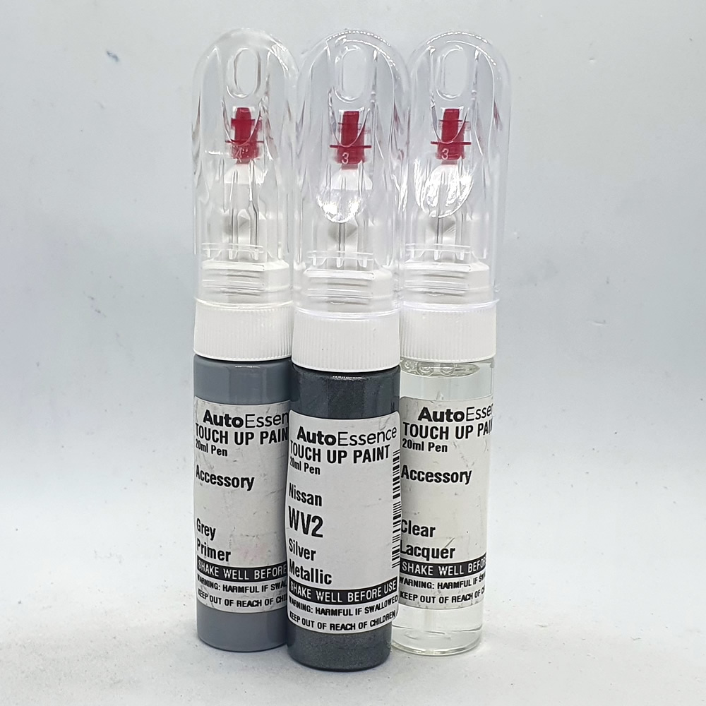 PAINT TOUCH UP PEN FOR Nissan WV2 Silver Metallic 20ML REPAIR SCRATCH ...