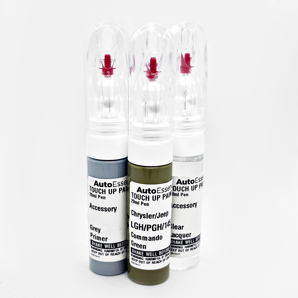 PAINT TOUCH UP PEN FOR CHRYSLER JEEP LGH PGH 145 COMMANDO GREEN 20ML ...