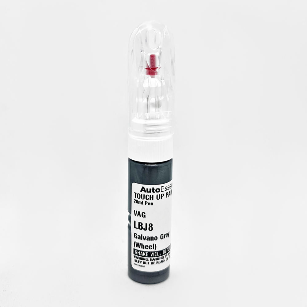PAINT TOUCH UP PEN FOR VW LBJ8 GALVANO GREY (WHEEL) 20ML REPAIR SCRATCH ...