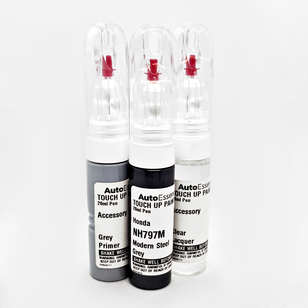 PAINT TOUCH UP PEN FOR HONDA NH797M MODERN STEEL GREY 20ML REPAIR ...