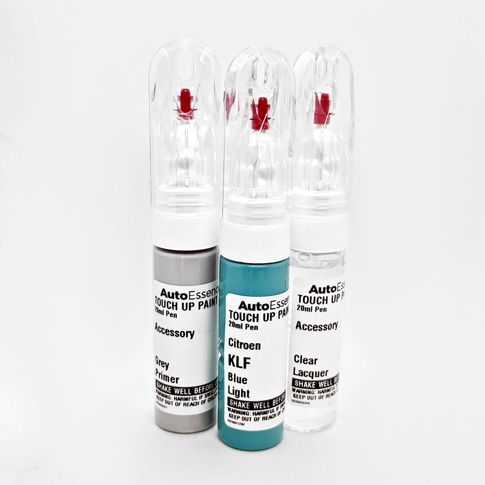 PAINT TOUCH UP PEN FOR CITROEN KLF BLUE LIGHT 20ML REPAIR SCRATCH | eBay