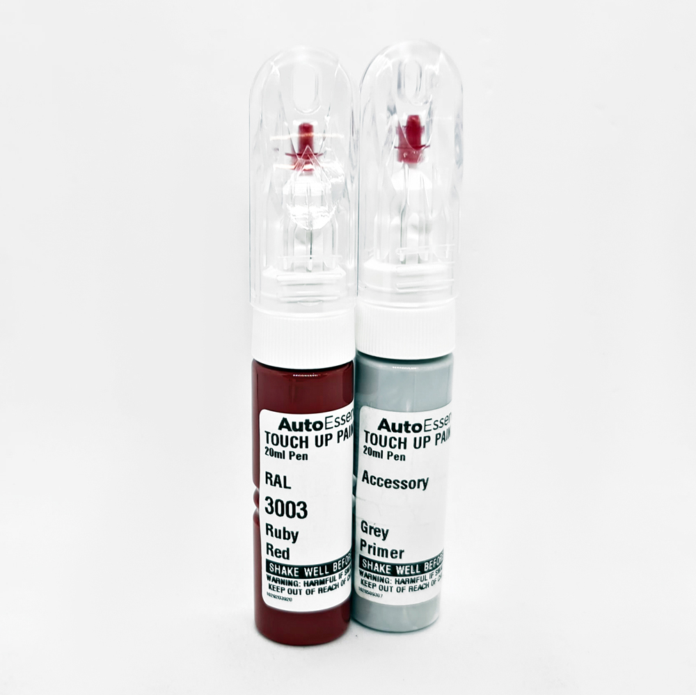 RAL 3003 RUBY RED 20ML PEN TOUCH UP KIT REPAIR SCRATCH BRUSH PCV UPVC | eBay UK