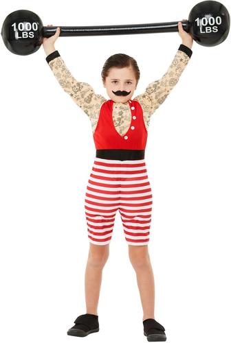 Bodybuilder Costume for Children Weightlifter Circus Strongman ...