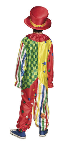 Giggles Clown Kids Fancy Dress Funny Circus Carnival Boys Girls Costume ...