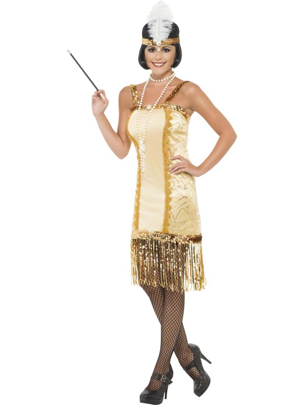 Gold Flapper Dress