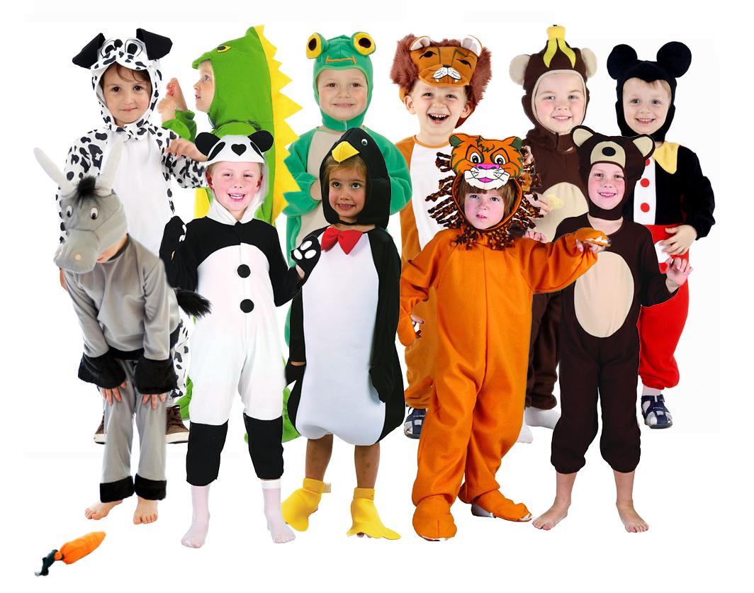 Toddler Animal Costumes Ages 2 3 4 Boys Girls Halloween Book Week Fancy ...