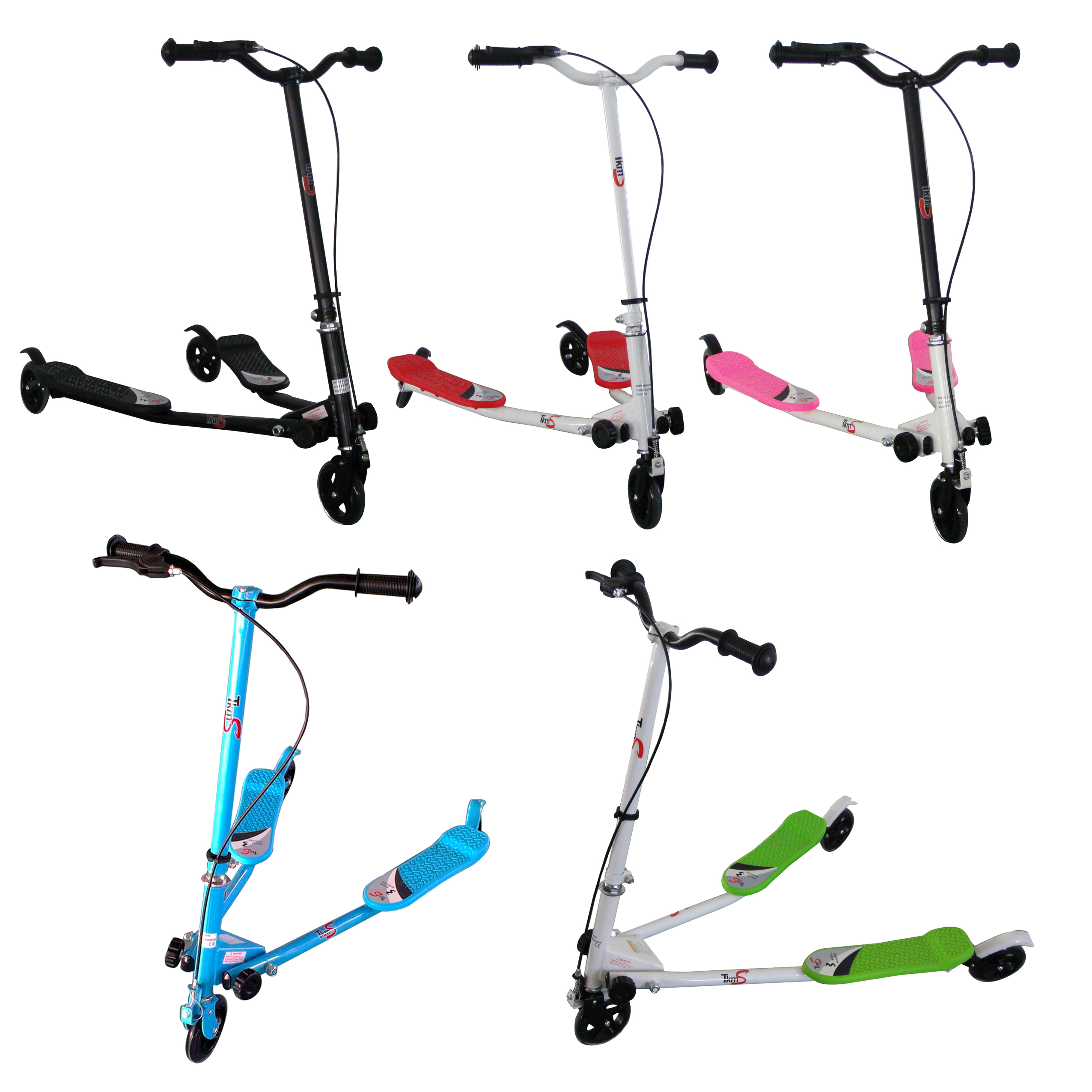 3 Wheel Swing Tri Motion Slider Winged Push Scooter For Kids Flicker ...