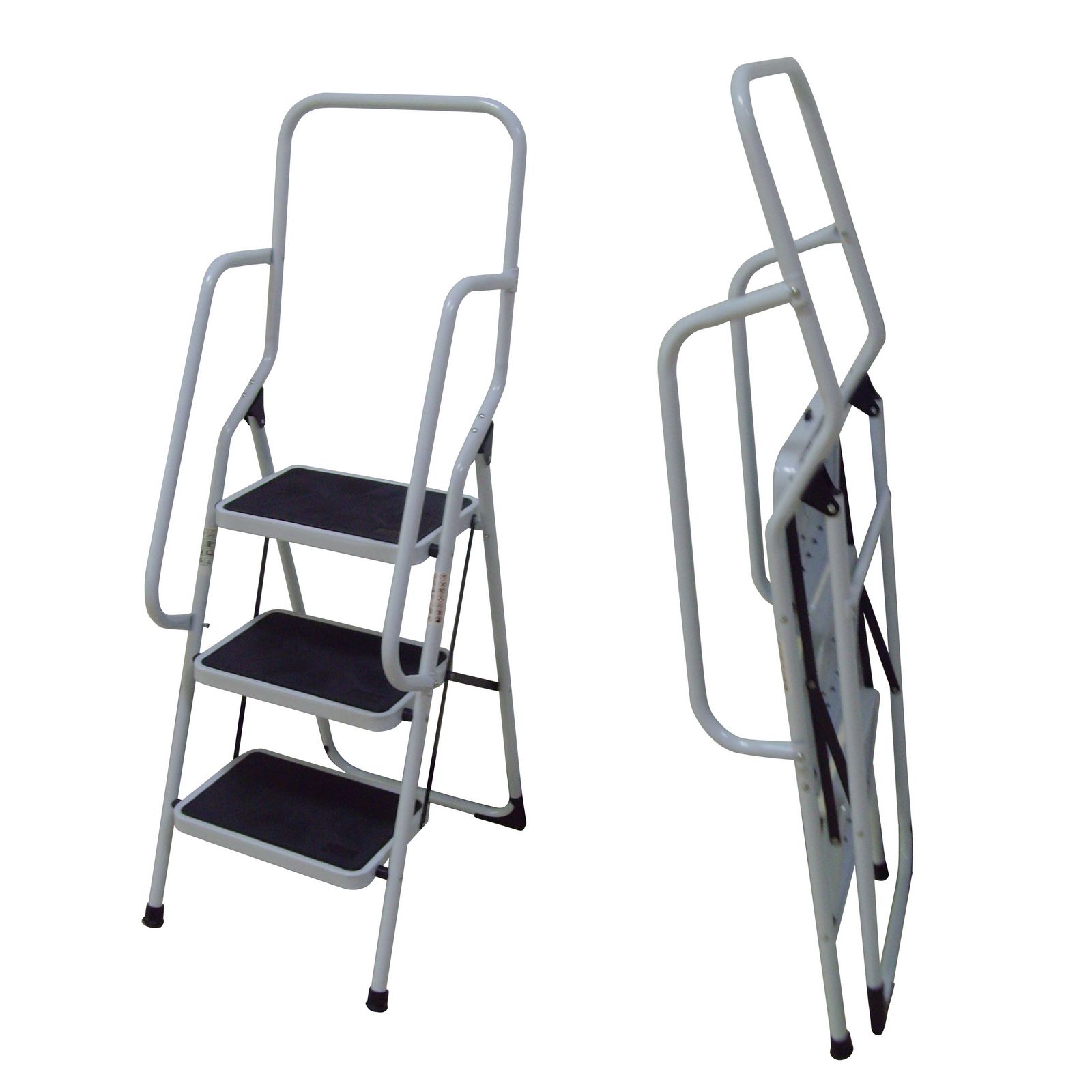Foldable Non Slip 2 3 4 Step Steel Ladder tread Stepladder Safety ...