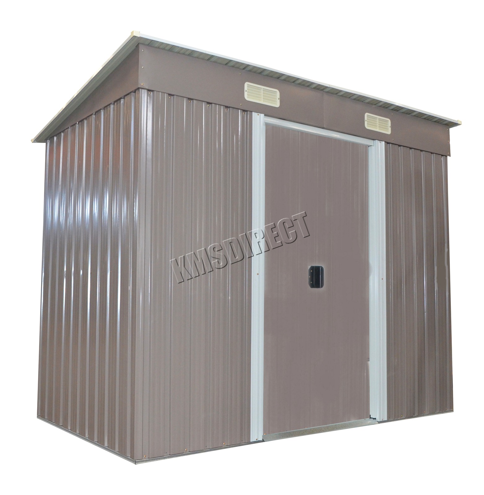 WestWood New Garden Shed Metal Pent Roof Outdoor Storage With Free ...