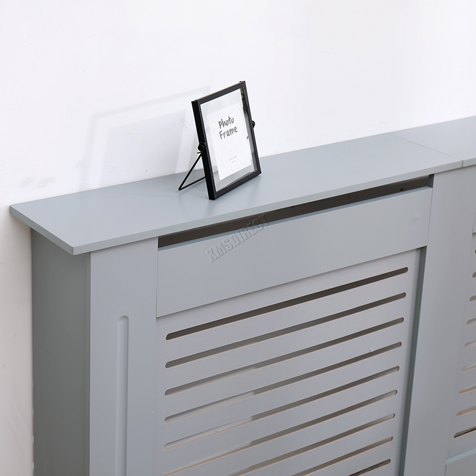 WestWood Radiator Cover - White Or Grey Wooden Radiator Wall Shelves ...