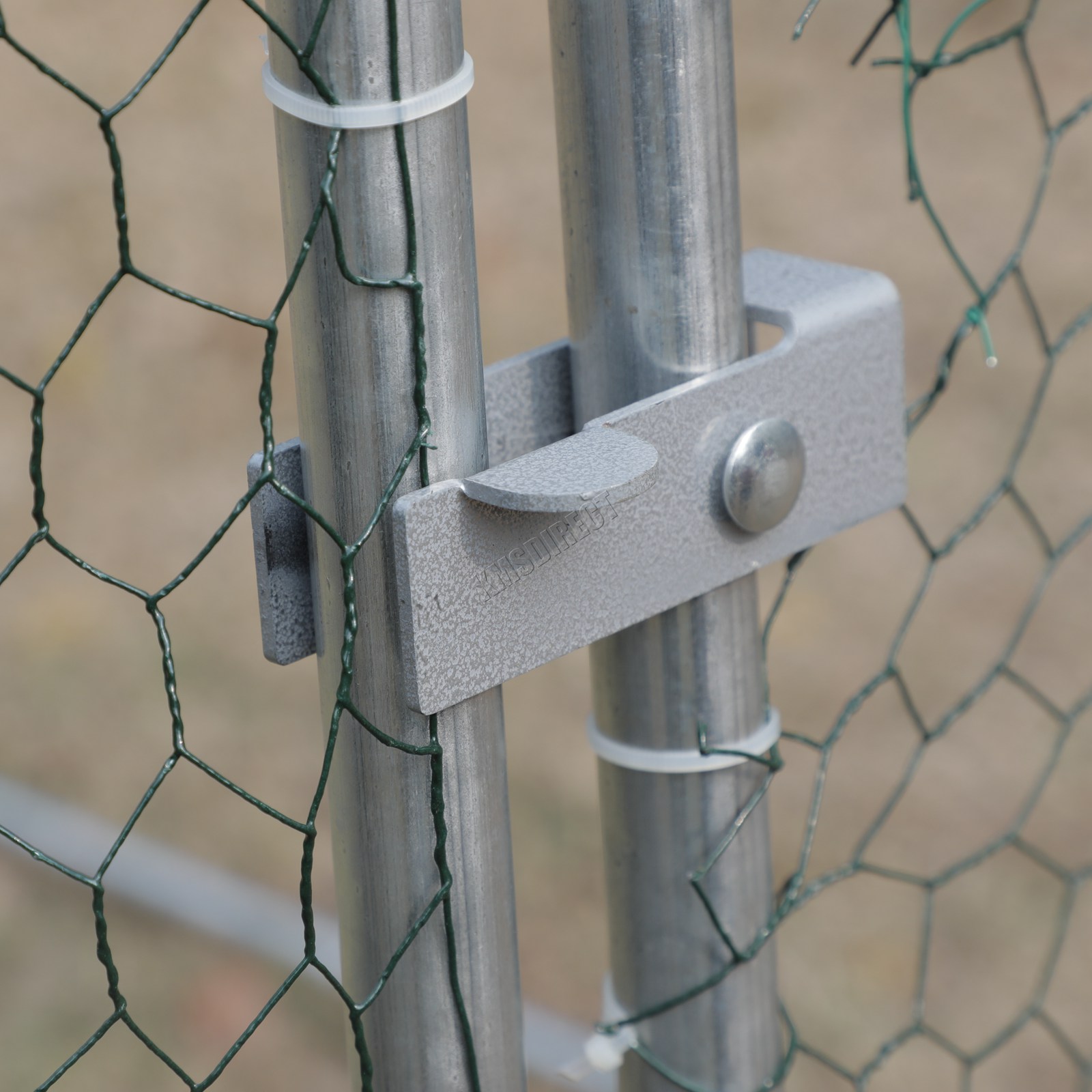 FoxHunter Chicken Run Cage Walk In Coop Poultry Hen Rabbit Kennel Hutch ...