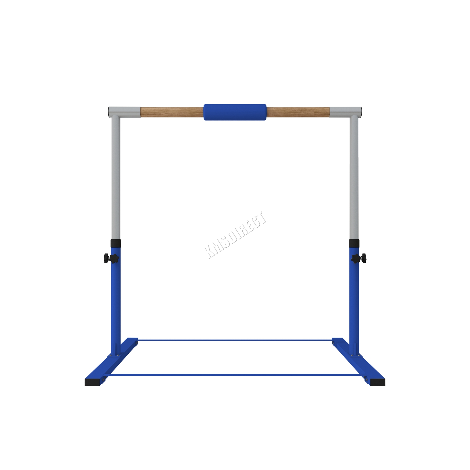 FoxHunter Gymnastics High Bar 4FT Adjustable Horizontal Kids Home Gym ...