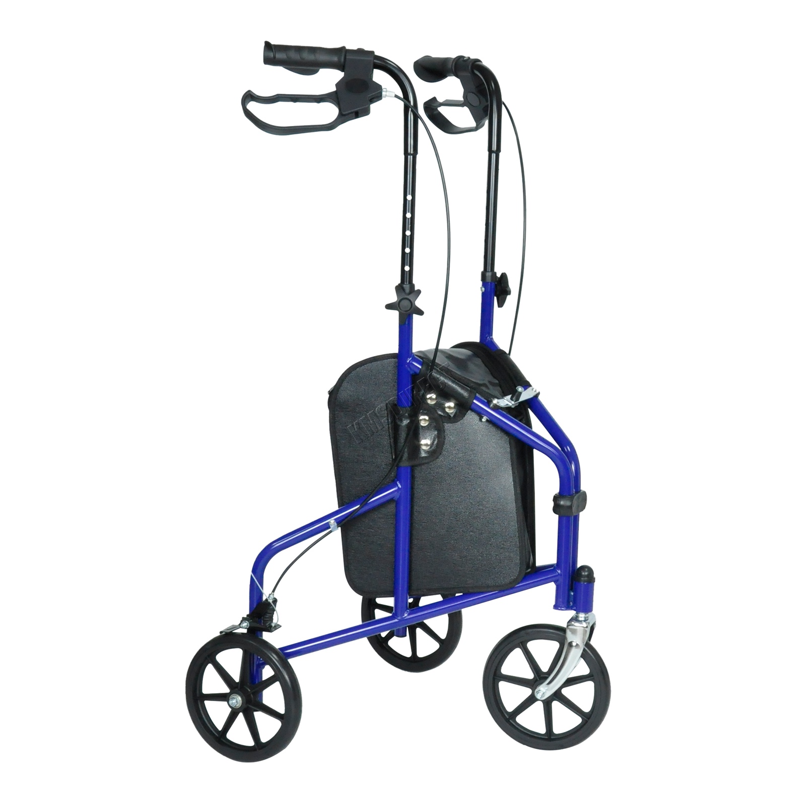 WestWood Rollator 3 Wheels Foldable With Shopping Bag Brakes Seniors ...