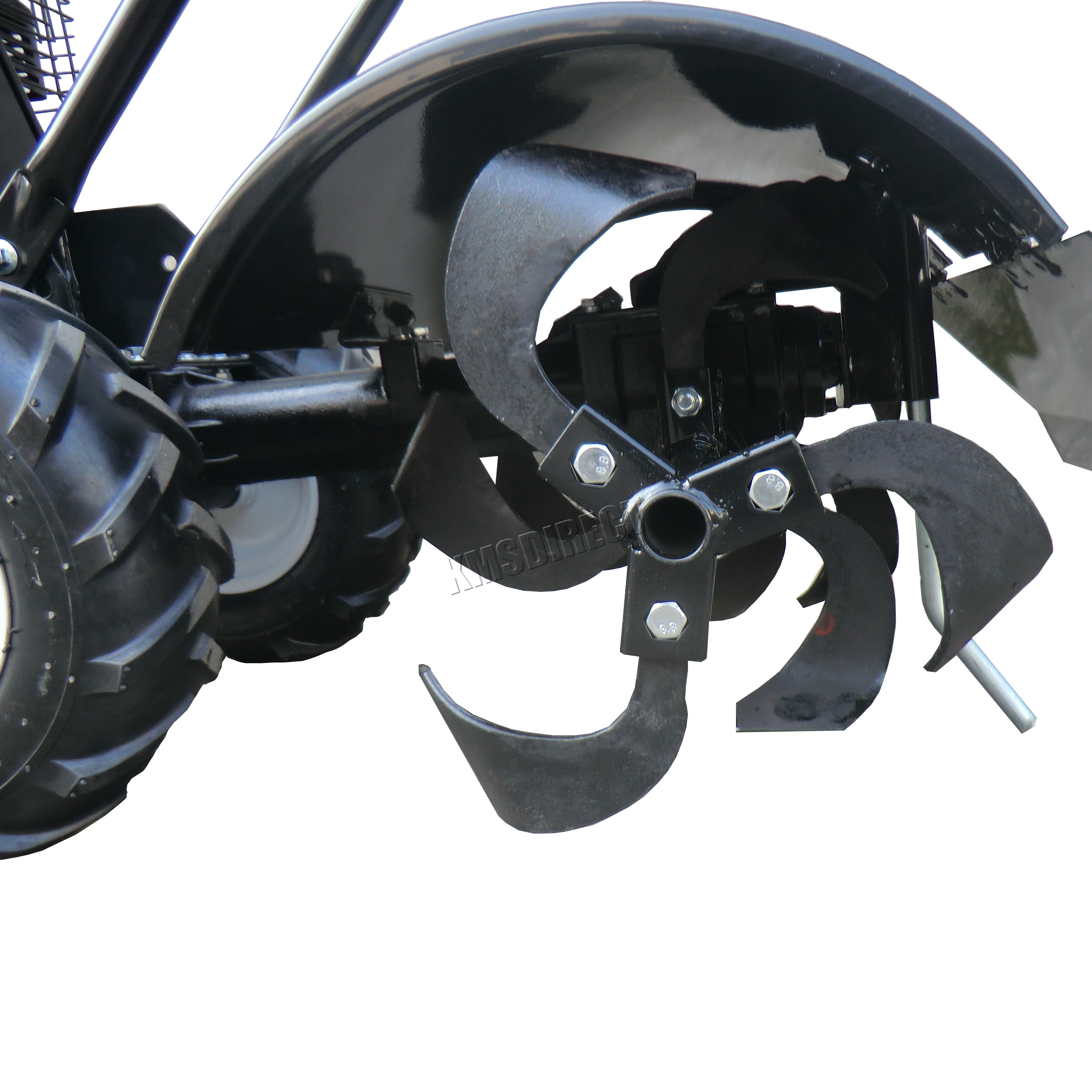 New 6.5HP Heavy Duty 196cc 4 Stroke Petrol Rotovator Tiller Cultivator ...