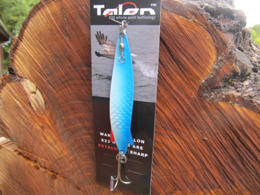TALON 10G, 20g & 28G TOBY TOBIES SPOON PIKE SALMON TROUT LURE WITH 2 ...