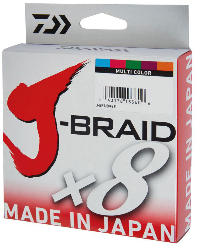 Daiwa J-Braid X8 Fishing Line 300m Spool - All Colours and Breaking ...