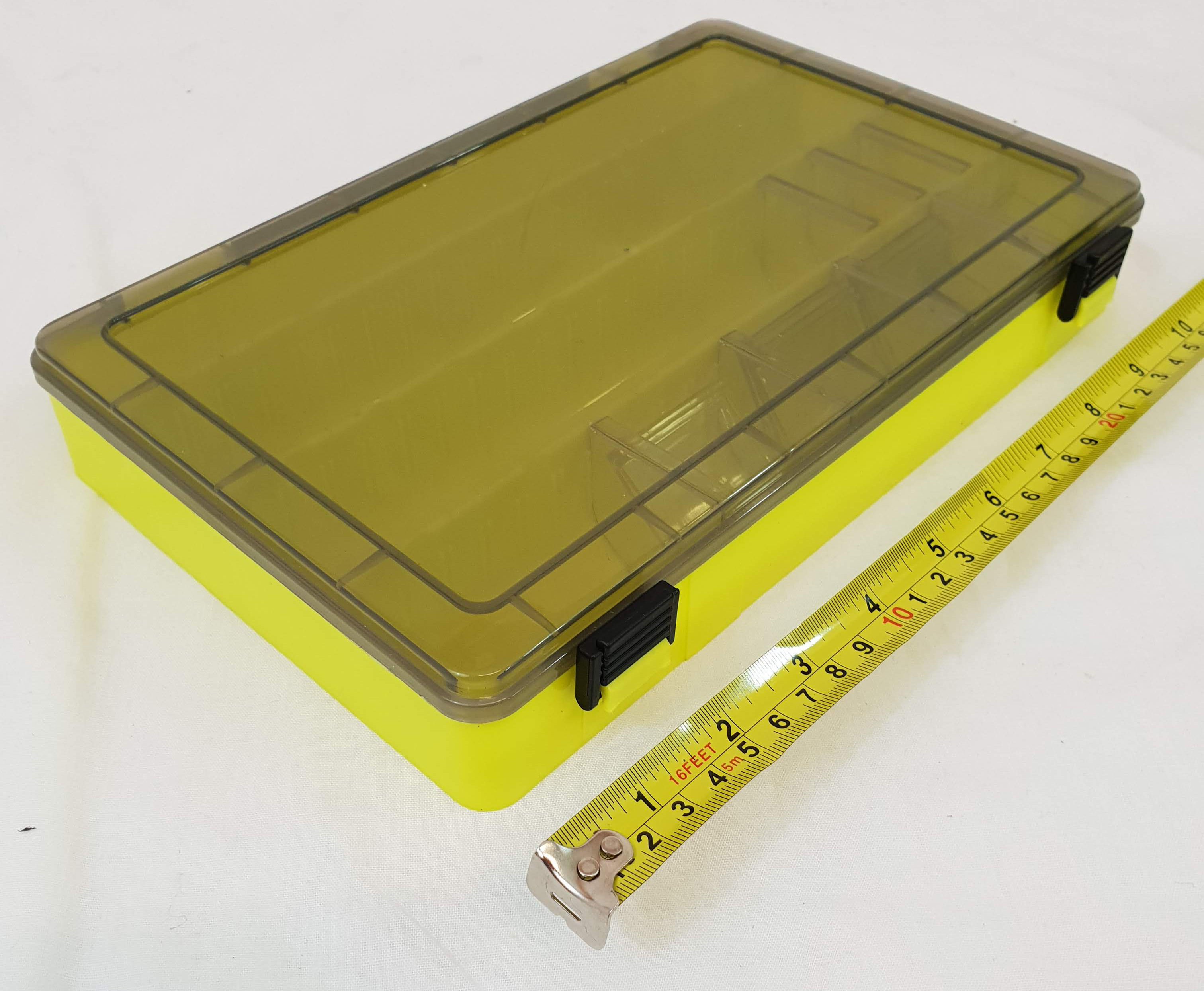 Adjustable Tackle Box Storage Case for Lures Hooks etc 275mm x 175mm x ...