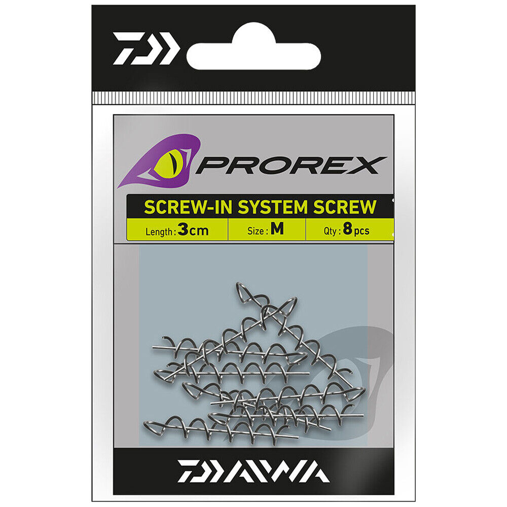 Daiwa Prorex Screw-In System - Lure screws 3cm & 5cm | eBay