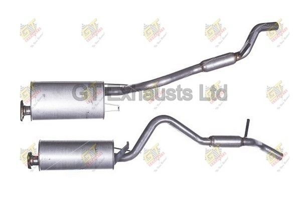 Mitsubishi L200 (K__T) (97-06) EXHAUST REAR SILENCER BACK BOX 100 ...
