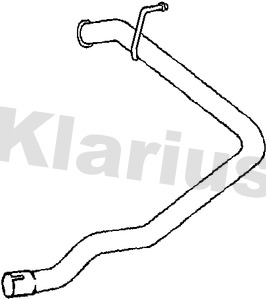 IVECO Daily 2.3,2.8,3.0 DIESEL 03-10 EXHAUST REAR SILENCER TAIL PIPE ...