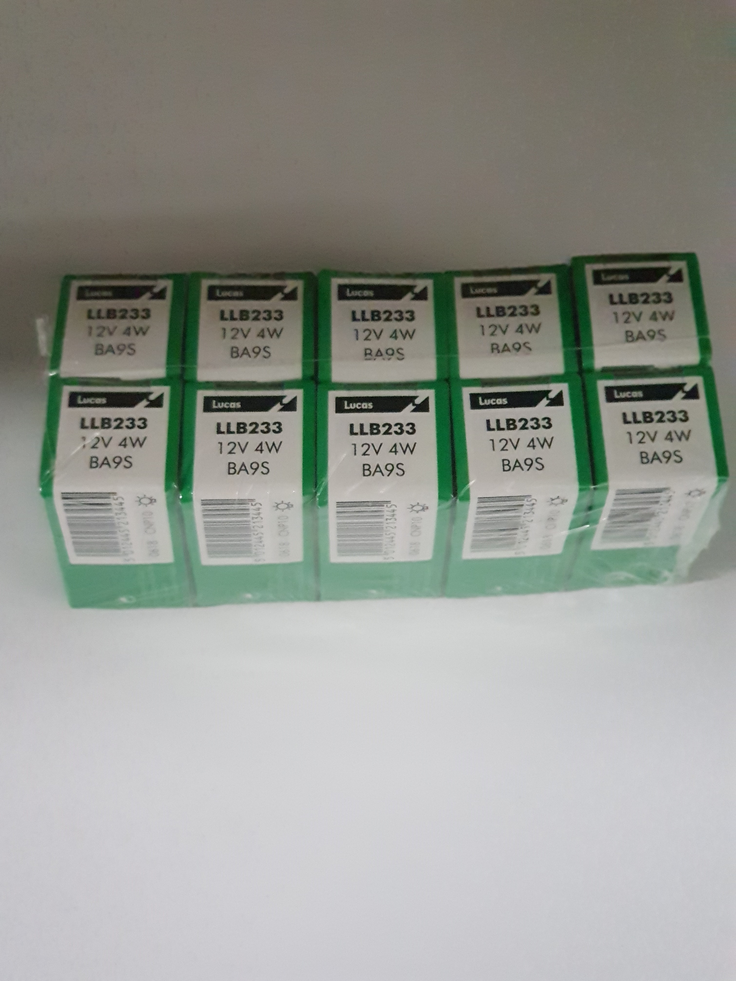 10x Lucas LLB233 12V 4W BA9S Bayonet Fitment Side Light Bulb | eBay