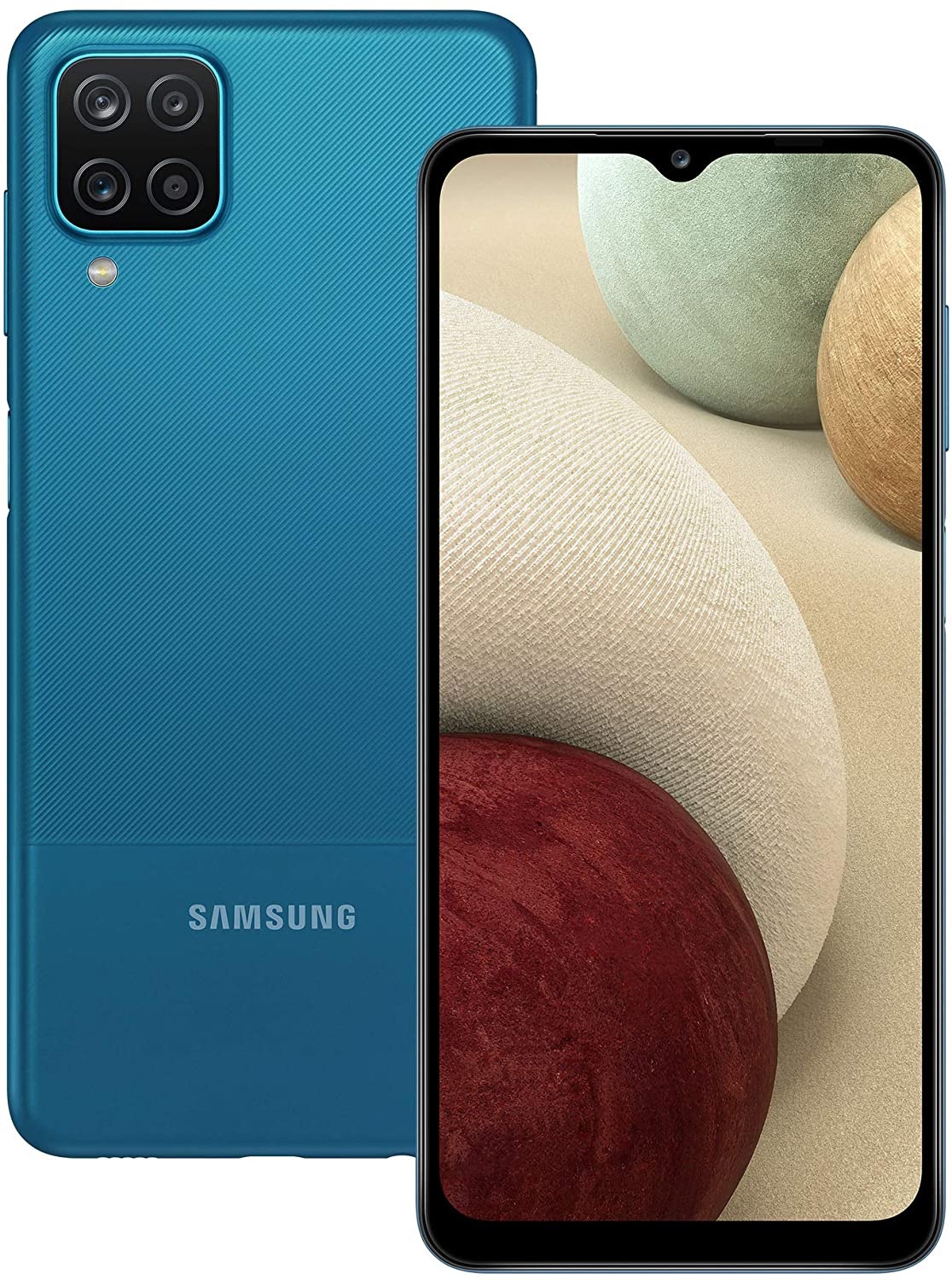 Samsung Galaxy A12 6.5'' 4G Smartphone 64GB Unlocked Dual-Sim - {Blue} C