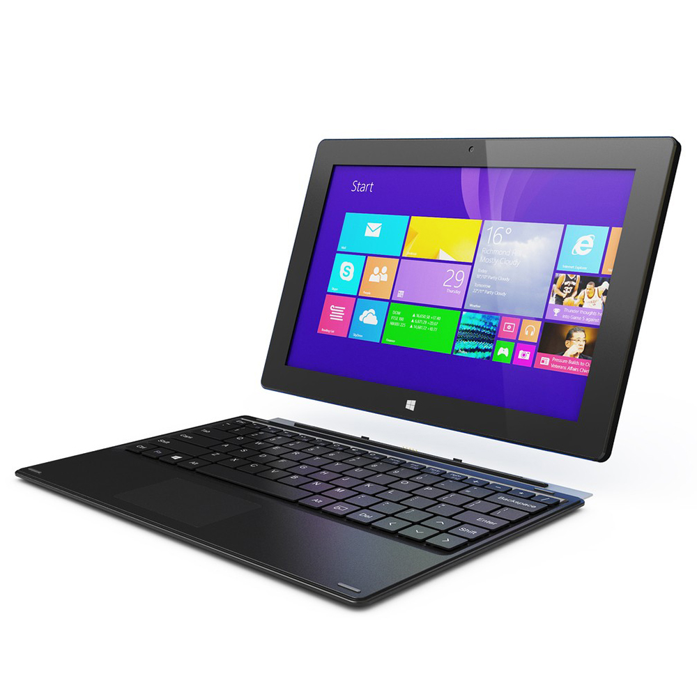 Hipstreet 10DTB37 2 in 1 Convertible Laptop Tablet PC Intel Atom, 2GB ...