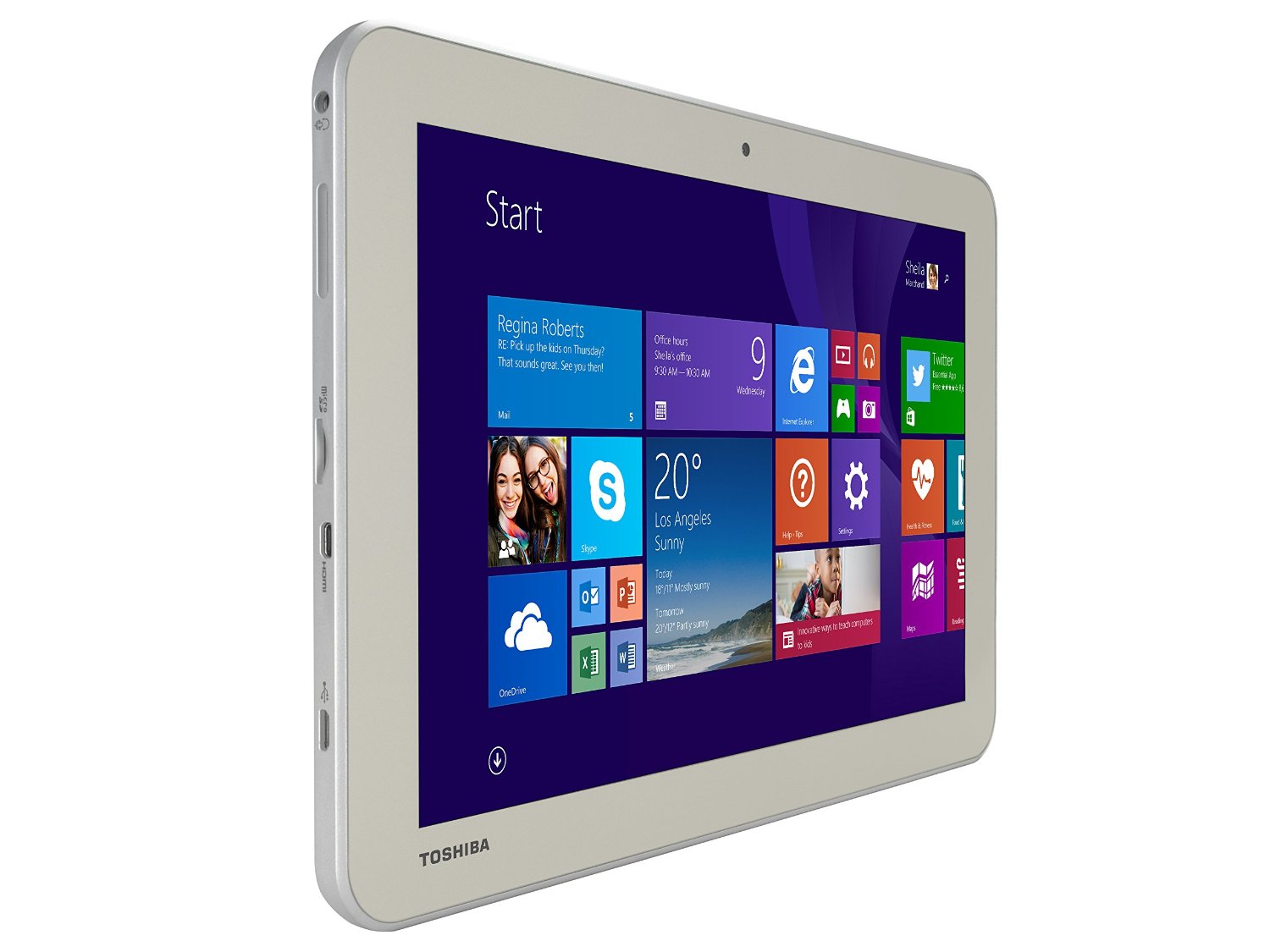 Toshiba Encore 2 WT10-A-106 10" Tablet Intel Atom Z3735F, 2GB RAM, 32GB ...