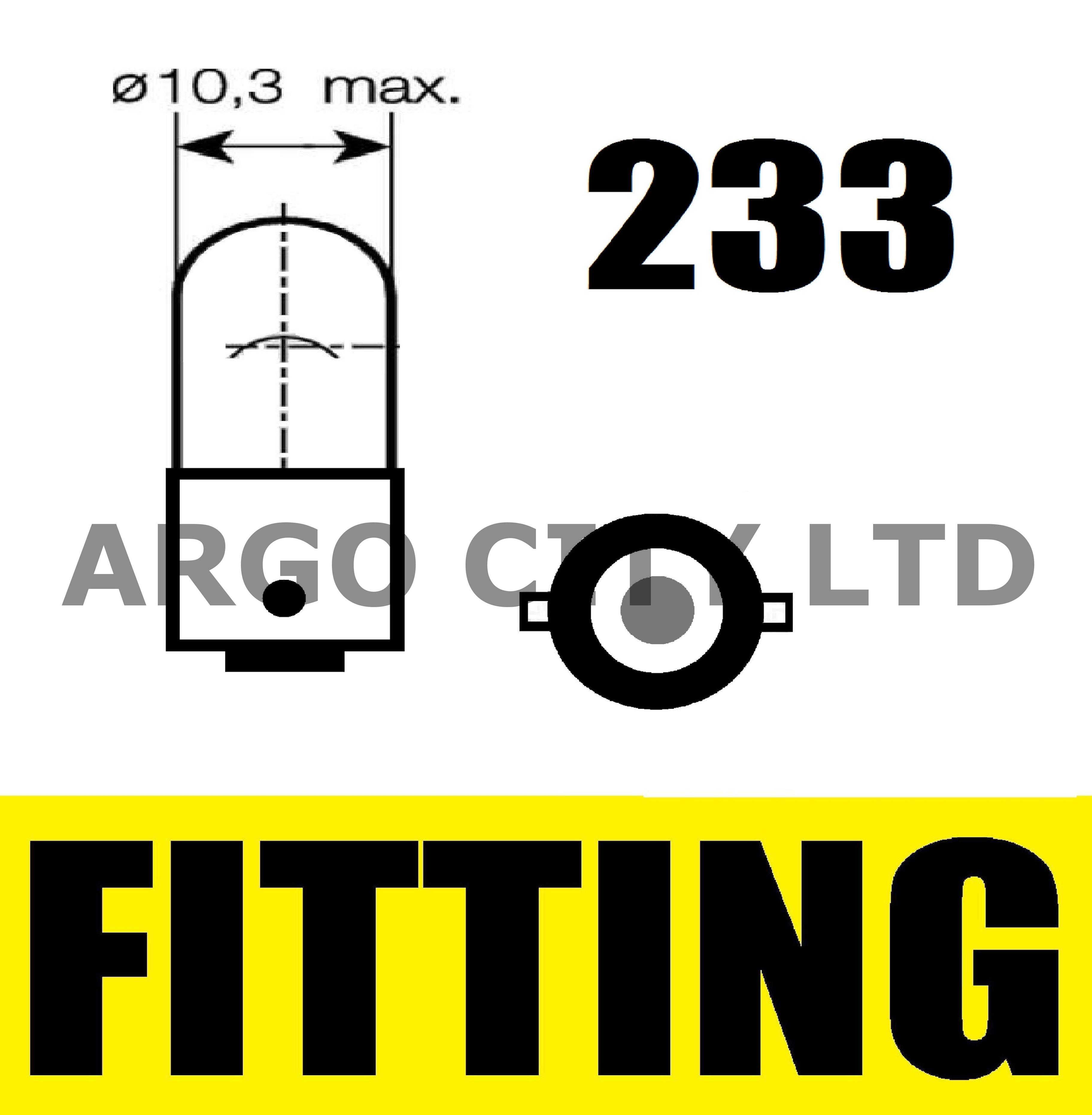 Find 2X 233 BA9S T4W XENON LED WHITE SIDELIGHT BULBS ISUZU TROOPER in ...