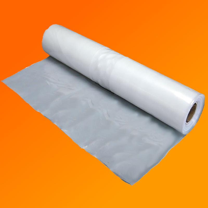 2M X 50M 500G CLEAR HEAVY DUTY POLYTHENE PLASTIC SHEETING GARDEN DIY ...