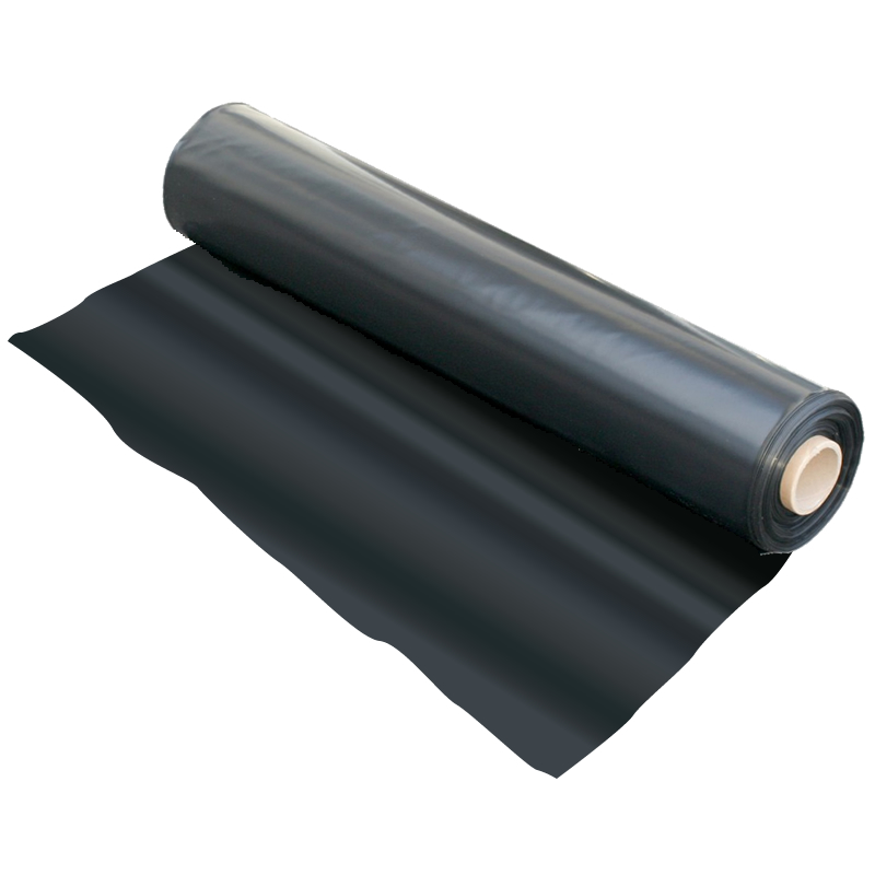 2M X 5M 1000G BLACK HEAVY DUTY POLYTHENE PLASTIC SHEETING GARDEN DIY ...
