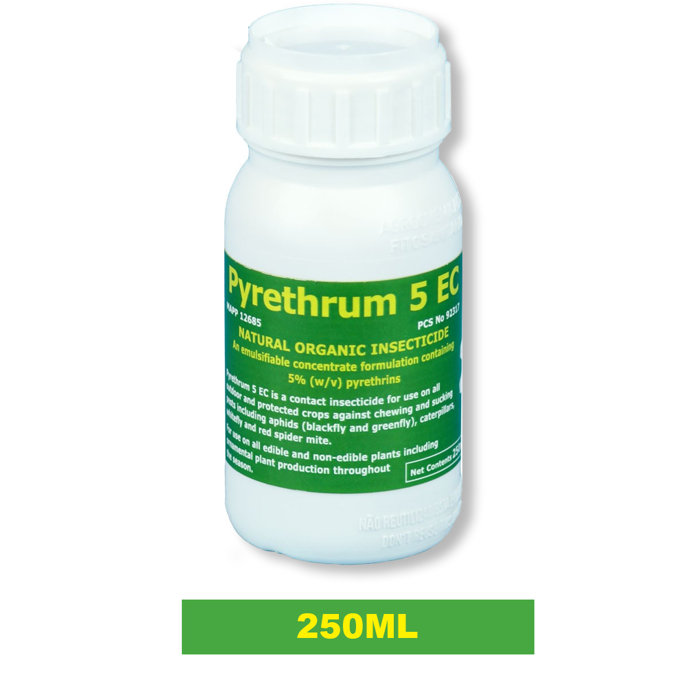1 x Pyrethrum 5EC Organic Natural Insect Pest Plant Spray Crops In ...