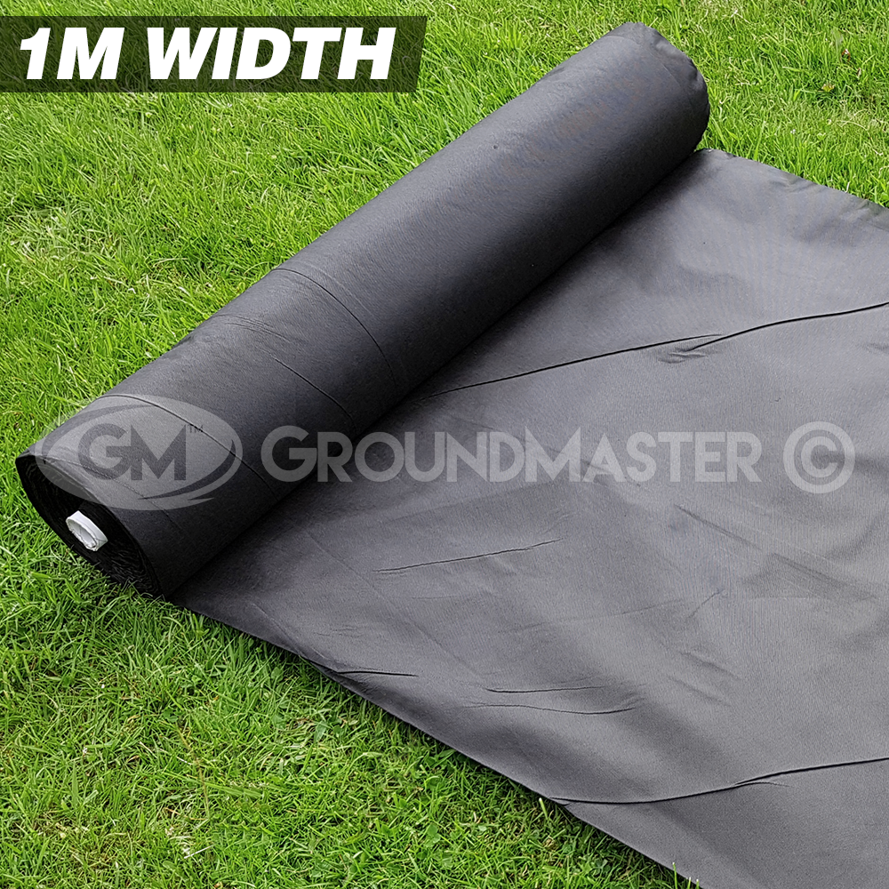 1M WIDE GROUNDMASTER WEED CONTROL FABRIC LANDSCAPE GROUND COVER ...