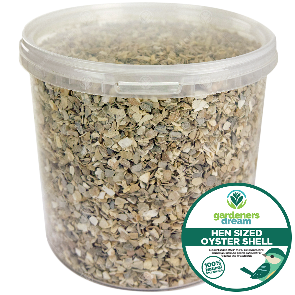 GardenersDream Hen Sized Oyster Shell - Calcium Rich Poultry Grit Food ...