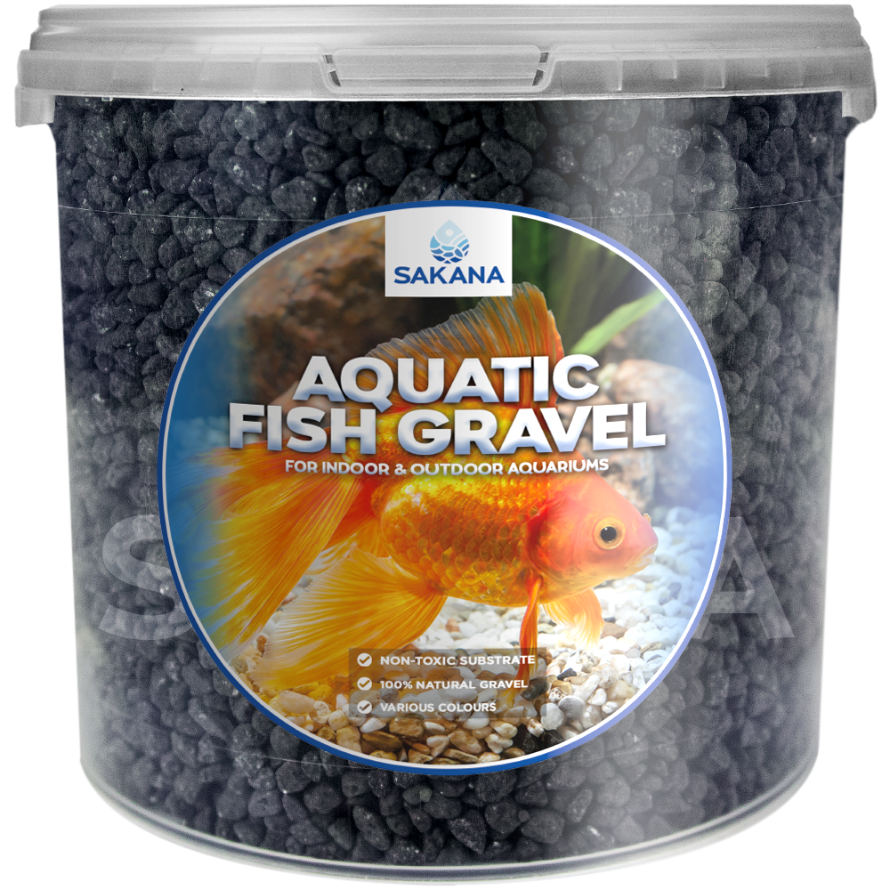 Sakana Black Aquatic Fish Gravel - Premium Substrate Tank Pond ...
