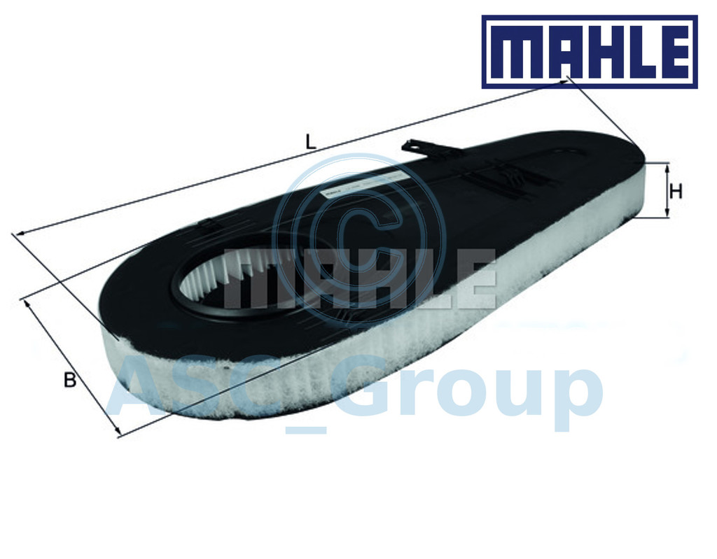 Mahle Air Filter Insert OEM Quality Replacement (Engine Intake) LX 3598 ...