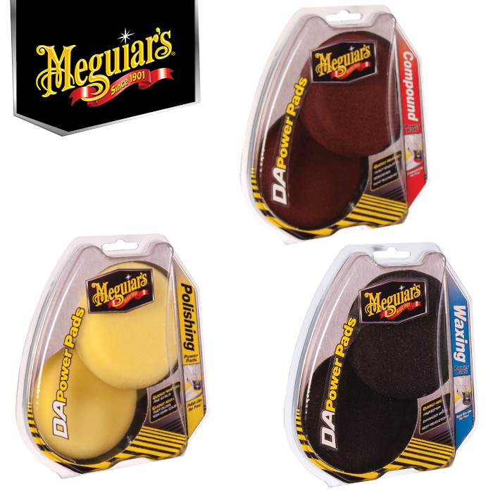Meguiars - 4" DA Power Pads Kit - Compound, Polishing, Waxing - Foam ...