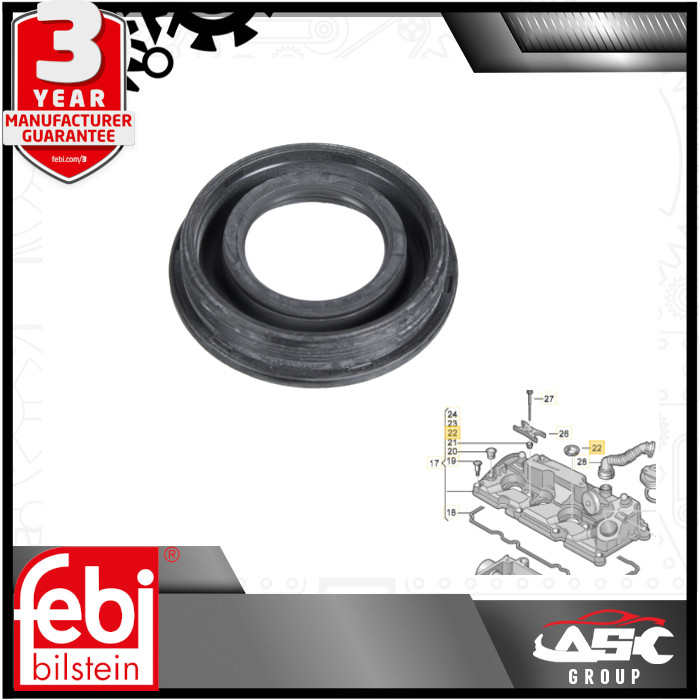 Rocker Cover Sigillo Iniettore Carburante / Guarnizione - Adatto per Sedile Altea, Ibiza, Leon....x1